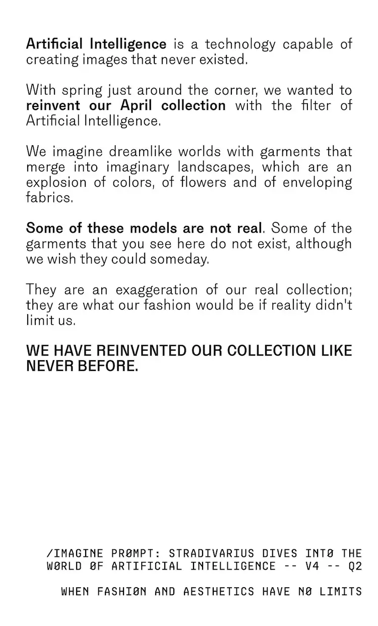 Stradivarius crea la primera colección de ropa generada por una ...