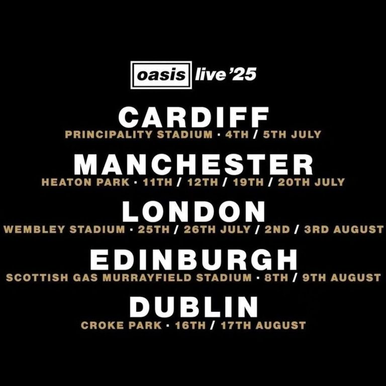 ¿Cuánto cuestan los boletos para ver a Oasis?